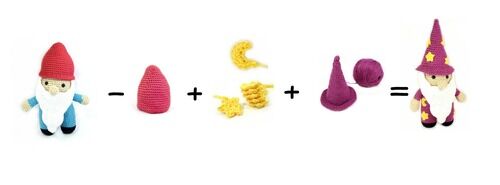 How to Crochet an Amigurumi Wizard! - Shiny Happy World