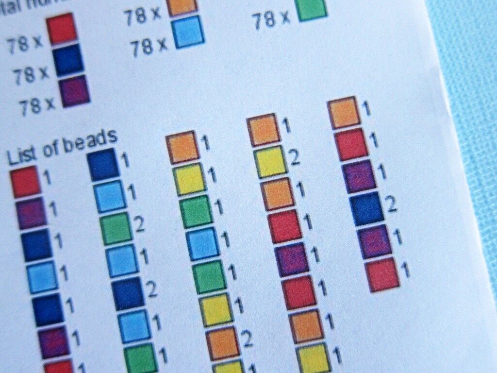 How to Read a Bead Crochet Pattern - Shiny Happy World