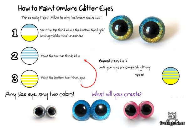 How to Paint Your Own Craft Eyes - Shiny Happy World