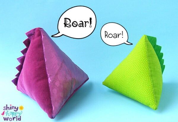 Triangle Toys - a free pattern - Shiny Happy World
