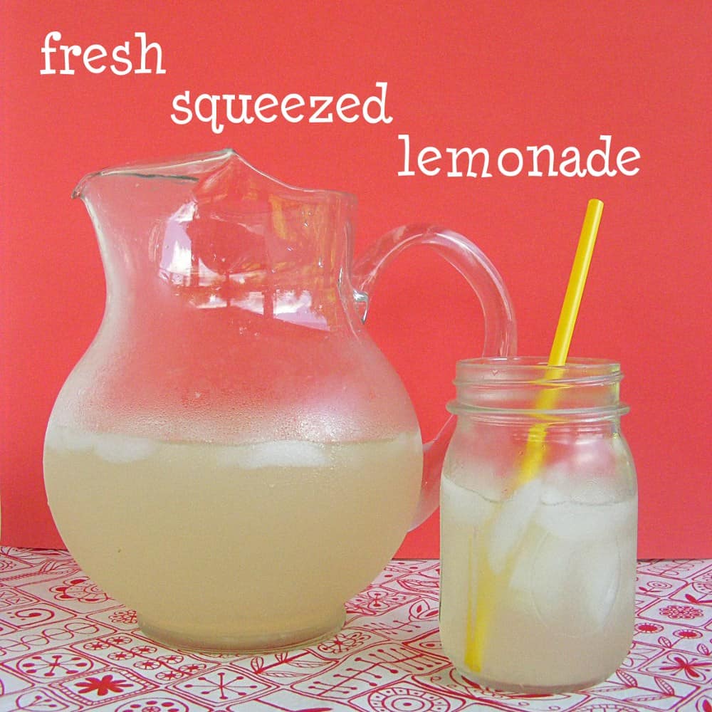 Lemonade Recipe - Shiny Happy World