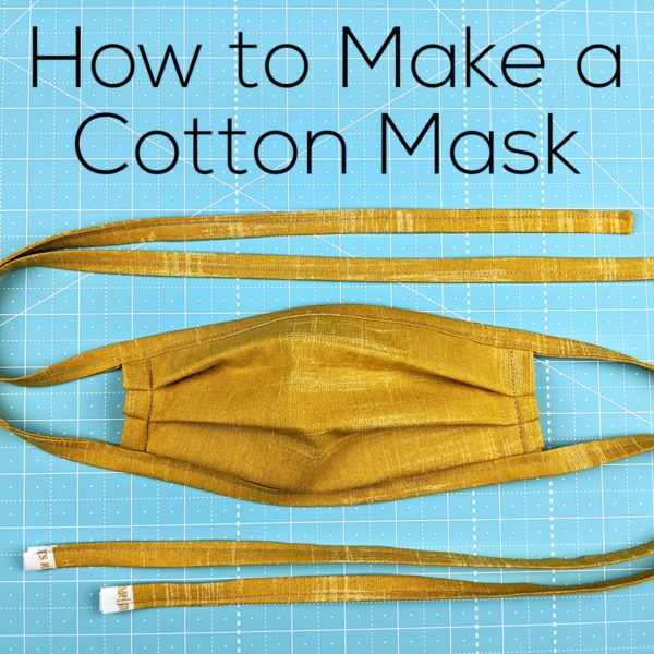 How to Make a Cotton Mask – pattern and video tutorial - Shiny Happy World
