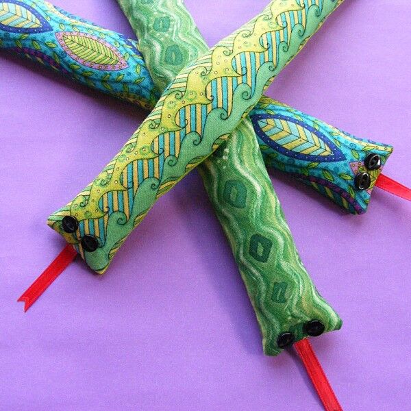 Toy Snakes – free beginner sewing pattern - Shiny Happy World