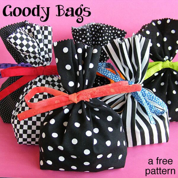 Goody Bags – Free Sewing Pattern - Shiny Happy World