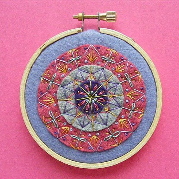 Zen Stitching – How to Embroider a Mandala with No Pattern - Shiny ...