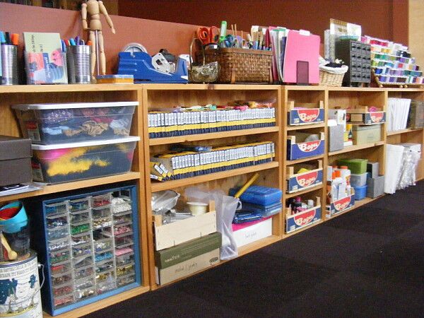 A Peek Inside My (Tidy!) Studio - Shiny Happy World