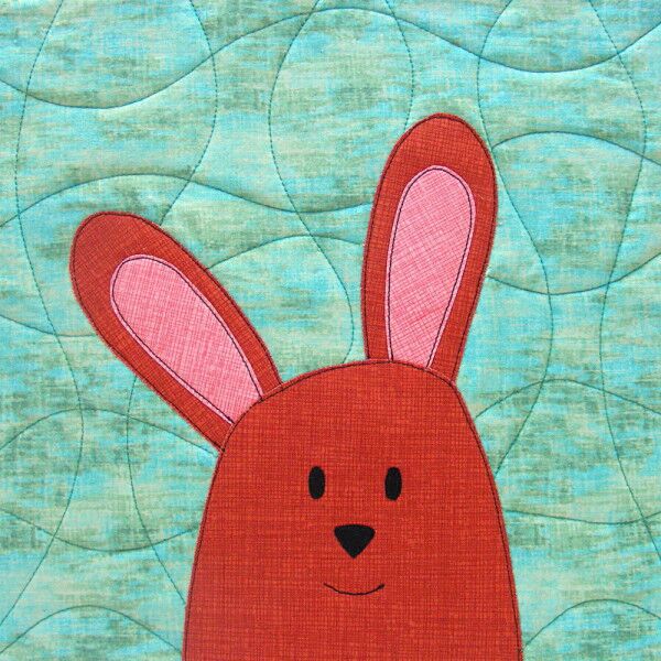Free Bunny Applique Pattern with Fun Mix & Match Parts - Shiny Happy World