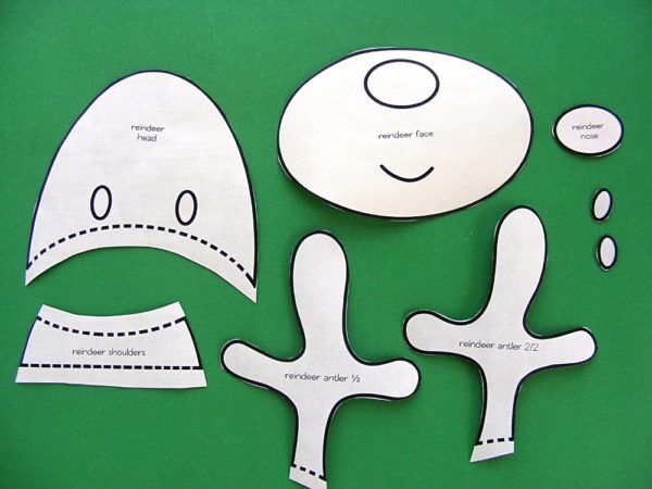 Rudolph the Red-Nosed Reindeer – a free applique pattern - Shiny Happy ...