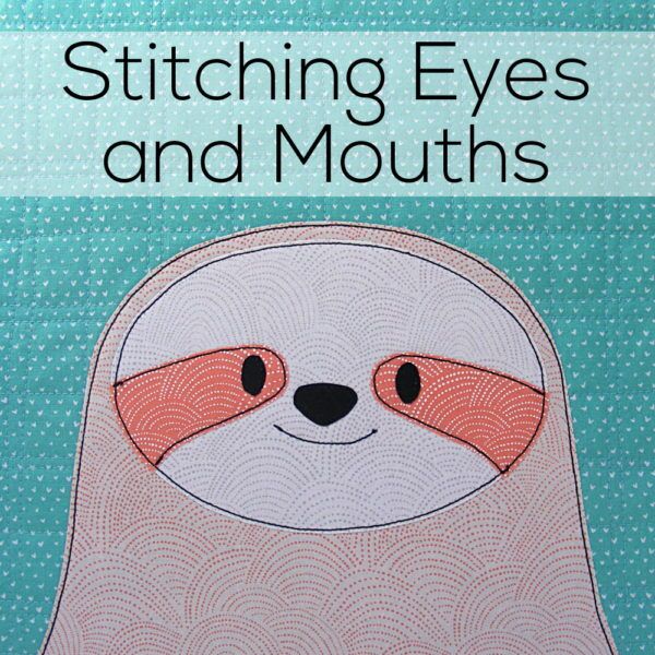 Stitching Eyes and Mouths – video tutorial - Shiny Happy World