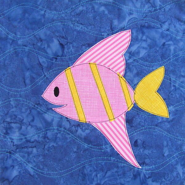 Make Your Fabric Print Work FOR You in Applique - Shiny Happy World