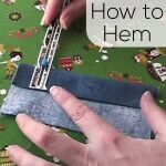 How to Turn a Hem – video - Shiny Happy World