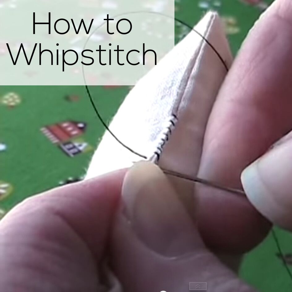 How to Whipstitch – The Easy Way to Sew Up a Stuffing Opening – video ...