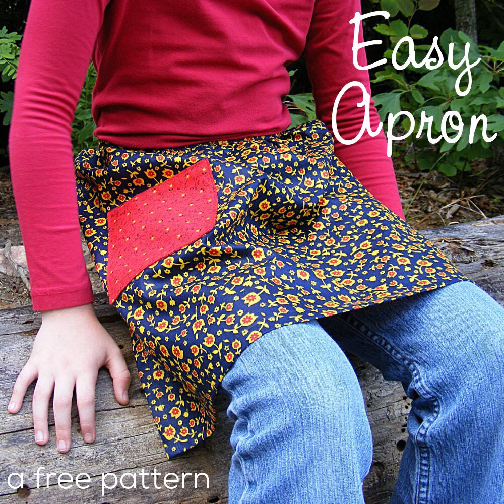 Easy Apron – Free Sewing Pattern - Shiny Happy World