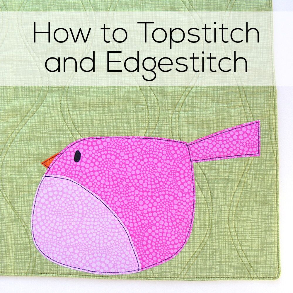 How to Topstitch and Edgestitch – Video - Shiny Happy World