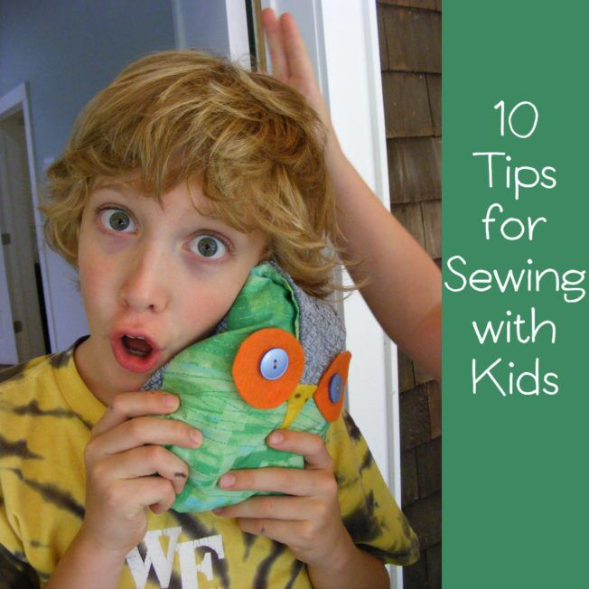 10 Tips for Sewing with Kids - Shiny Happy World
