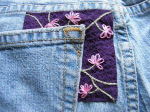 How to Mend a Tear Around a Pocket - Shiny Happy World