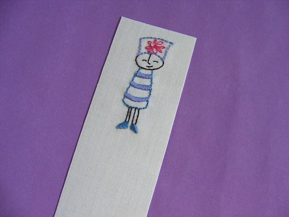 How to Make a Fabric Bookmark - Shiny Happy World