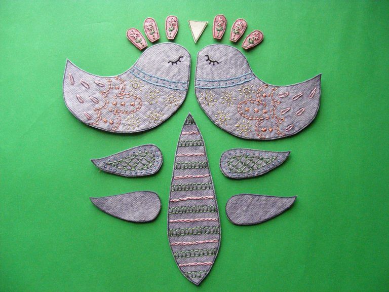 Daisy – a Free Felt Bird Pattern - Shiny Happy World