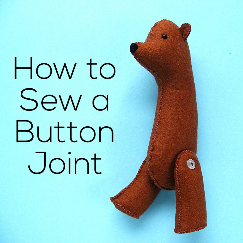How to Sew a Button Joint – video - Shiny Happy World