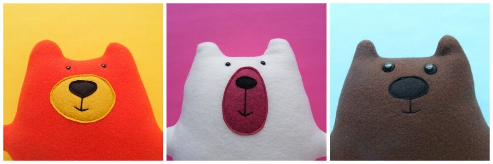 Warren the Charity Bear – a free teddy bear pattern - Shiny Happy World