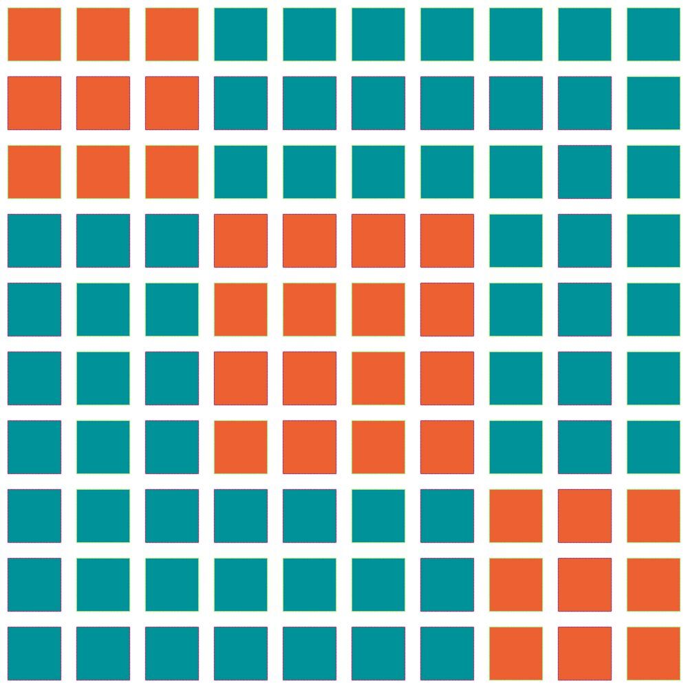 Block 9 in the Controlled Chaos Scrappy Quilt-Along - Shiny Happy World