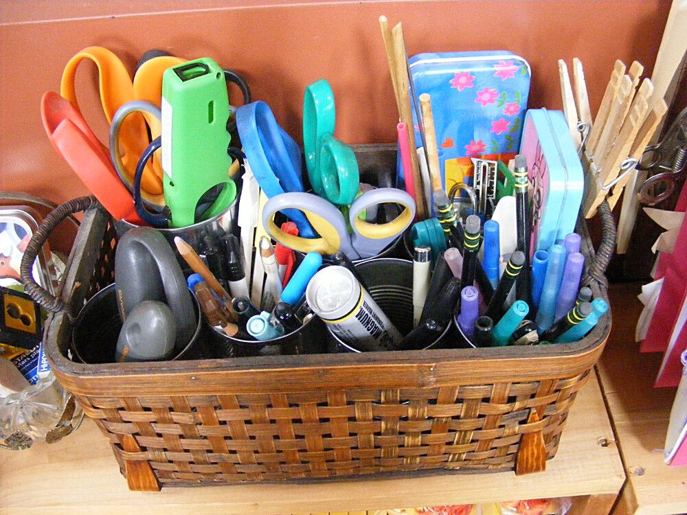 My Sewing Tool Basket - Shiny Happy World