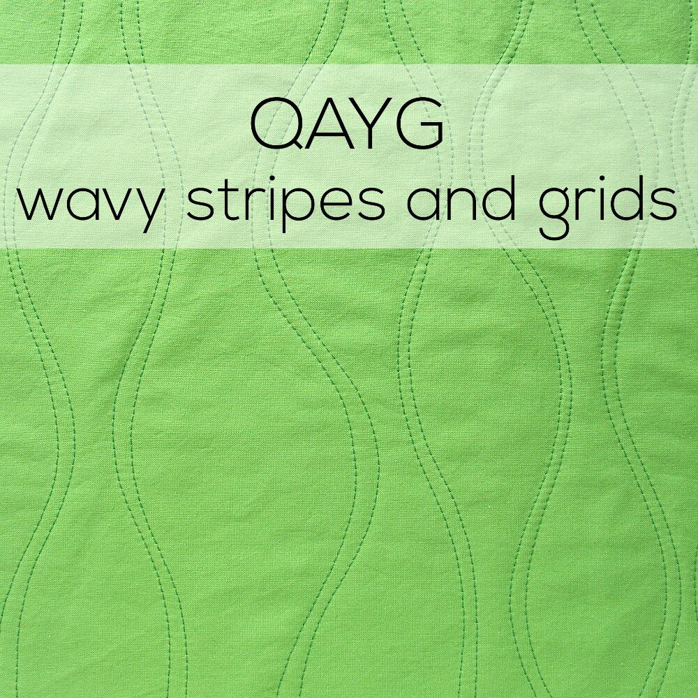 Quilt As You Go – Wavy Lines and Grids - Shiny Happy World