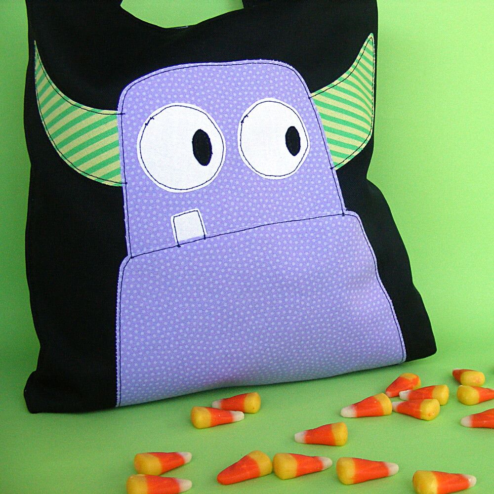 Free Trick or Treat Bag Tutorial - Shiny Happy World