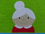 Mrs. Claus – free applique pattern - Shiny Happy World