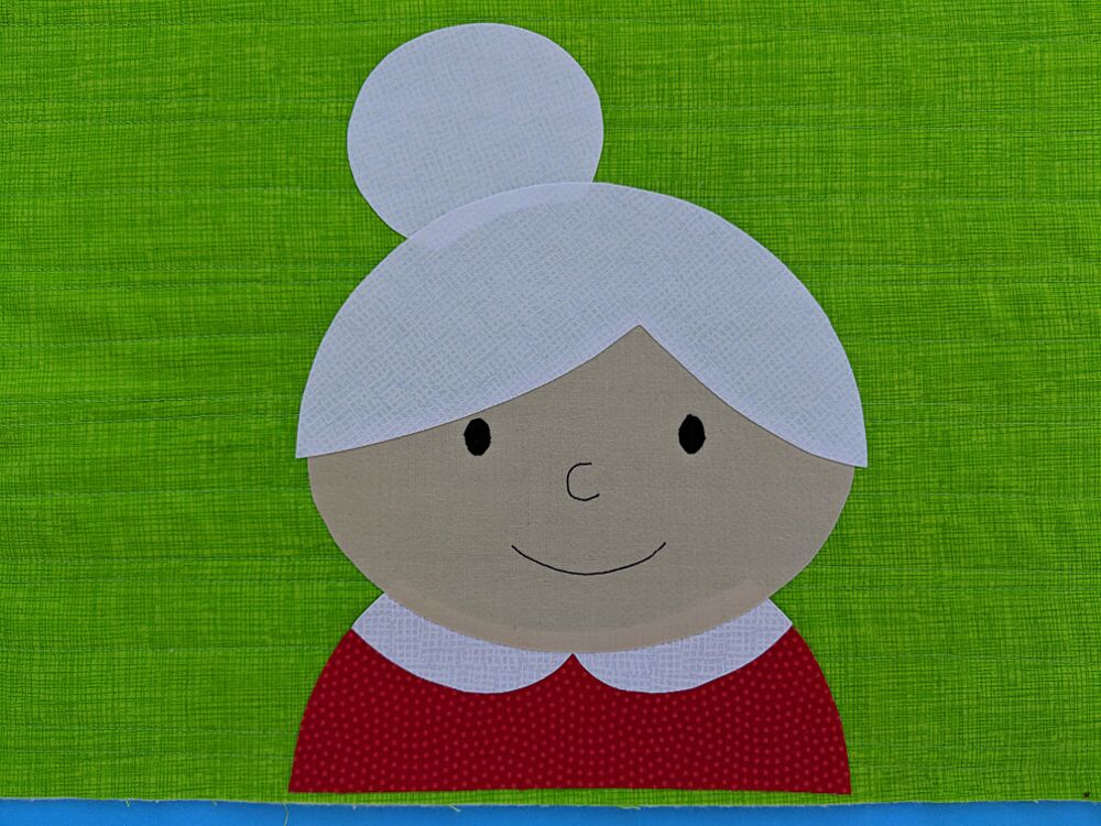 Mrs. Claus – free applique pattern - Shiny Happy World