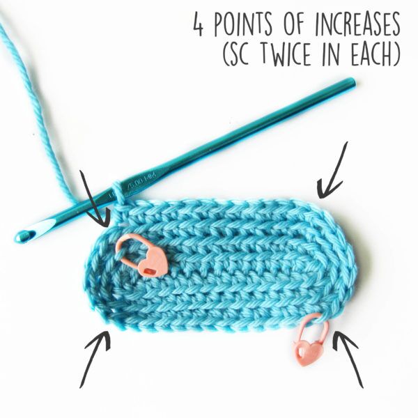 How to Crochet an Oval for Amigurumi - Shiny Happy World