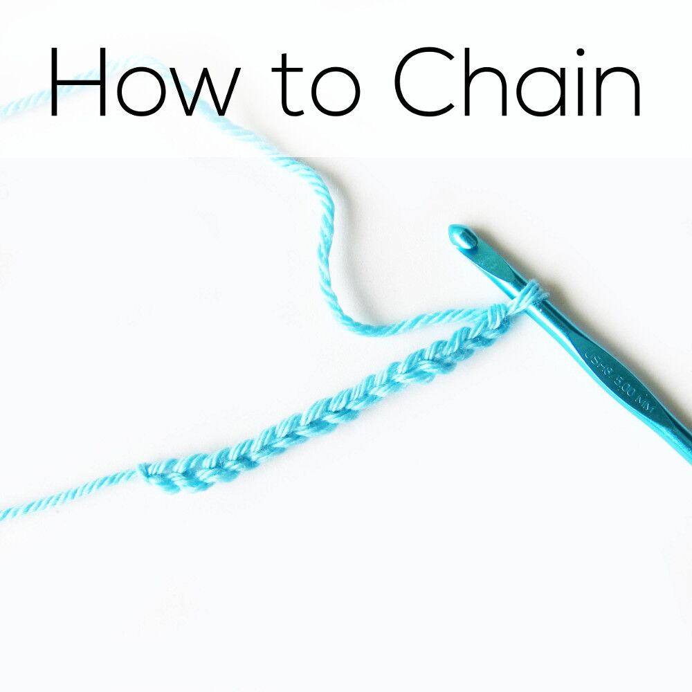 How to Chain in Crochet – video tutorial - Shiny Happy World