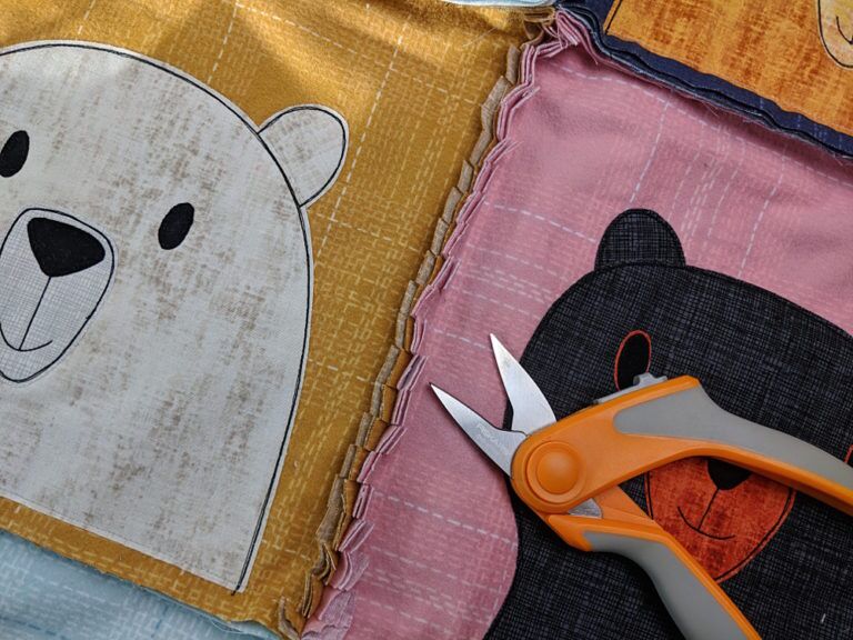 Make an Easy Applique Rag Quilt – tutorial - Shiny Happy World