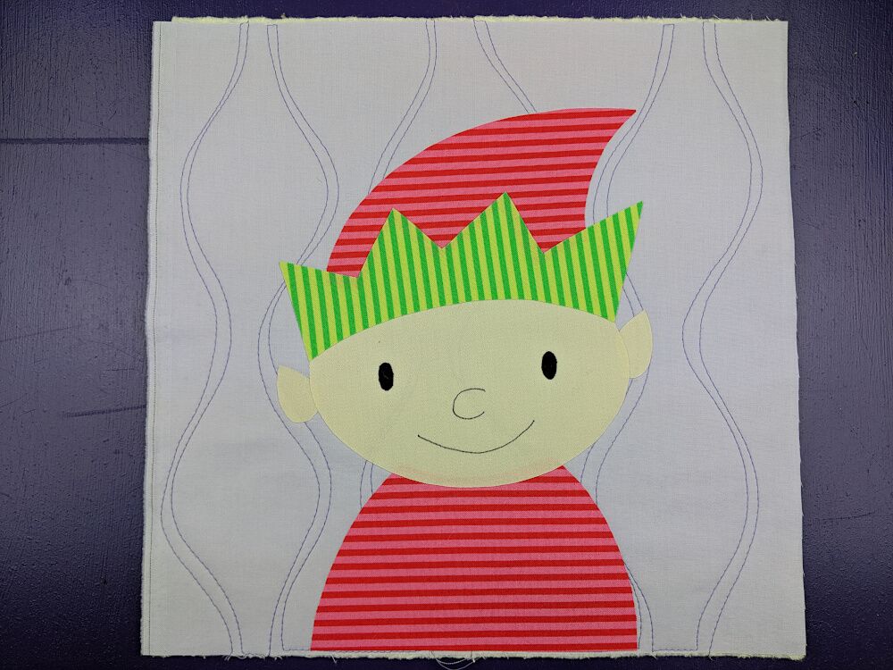 Jolly the Elf – a Free Christmas Applique Pattern - Shiny Happy World
