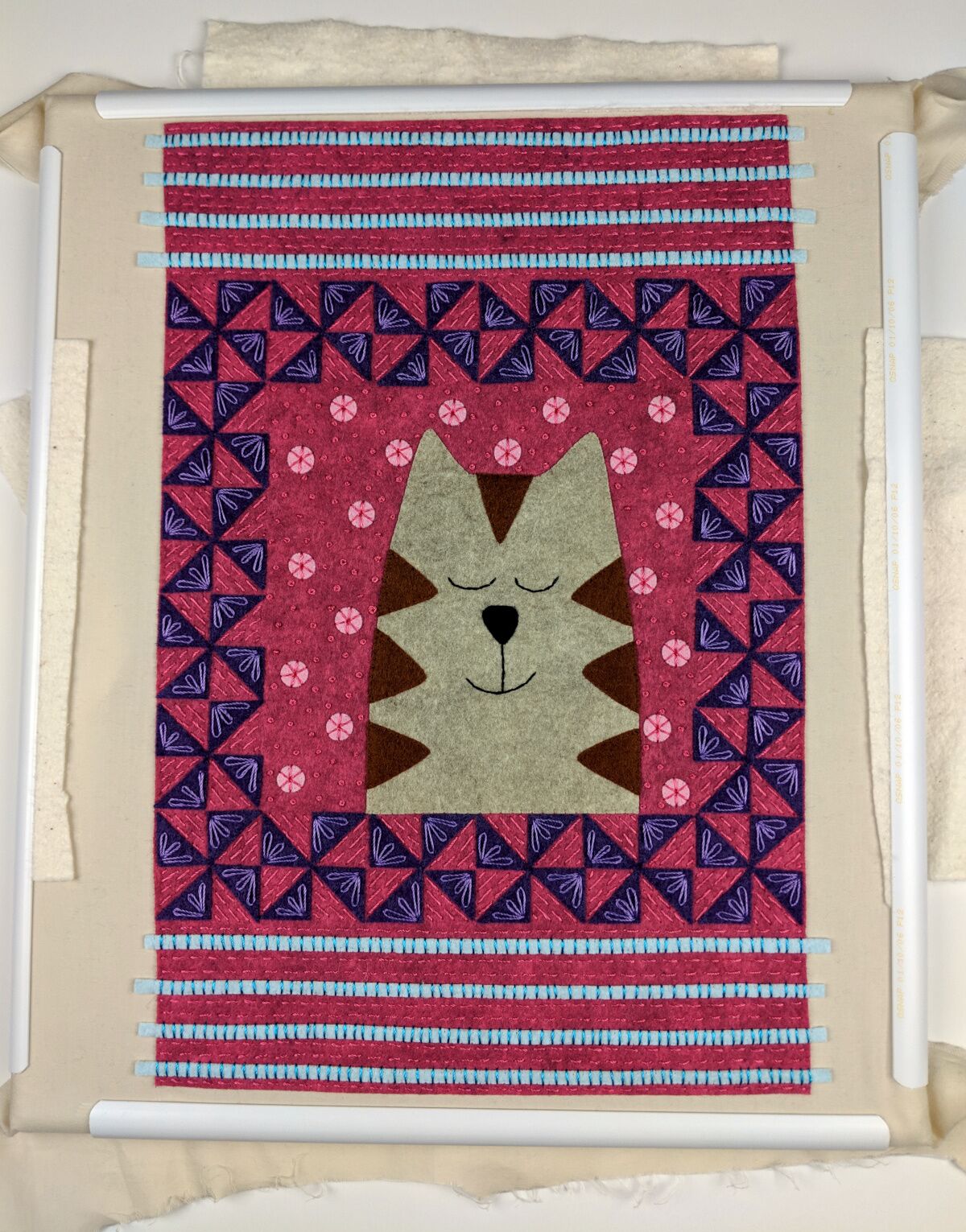 Make a Fancy Felt Frame – free tutorial - Shiny Happy World