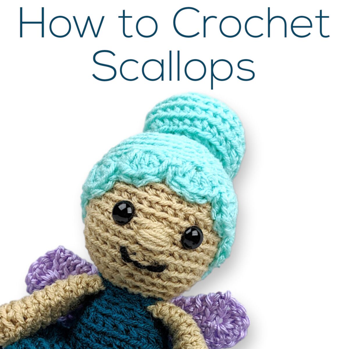 How to Crochet Scallops – video tutorial - Shiny Happy World