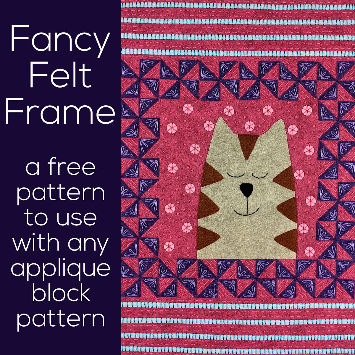 Make a Fancy Felt Frame – free tutorial - Shiny Happy World