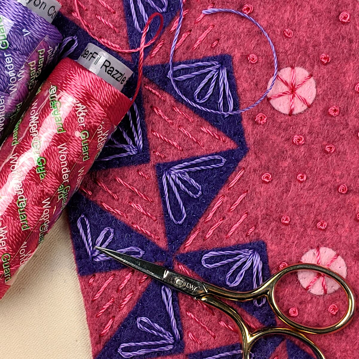 Make a Fancy Felt Frame – free tutorial - Shiny Happy World