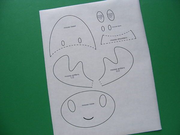 Free Moose Applique Pattern - Shiny Happy World