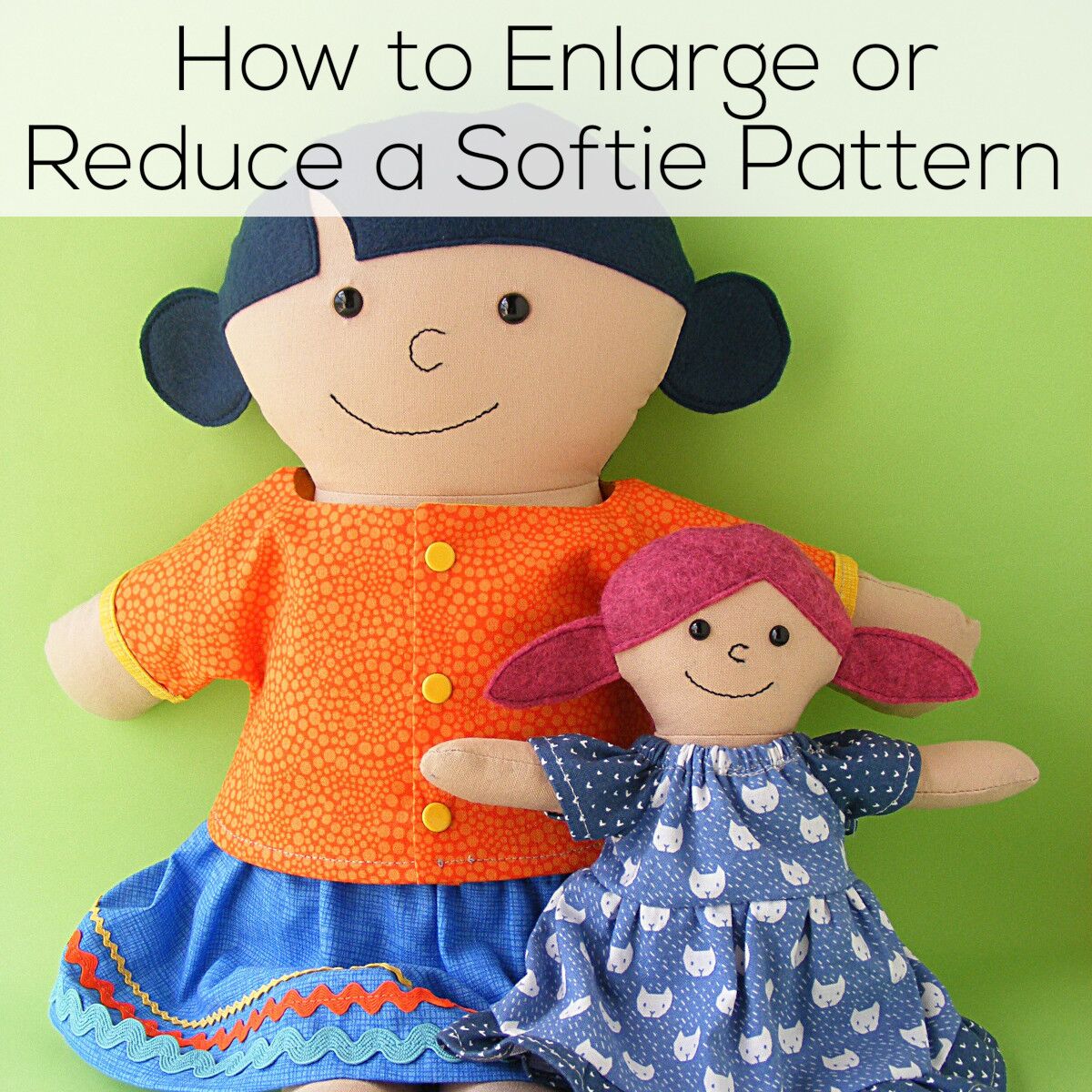 How do I enlarge or reduce a pattern? - Shiny Happy World