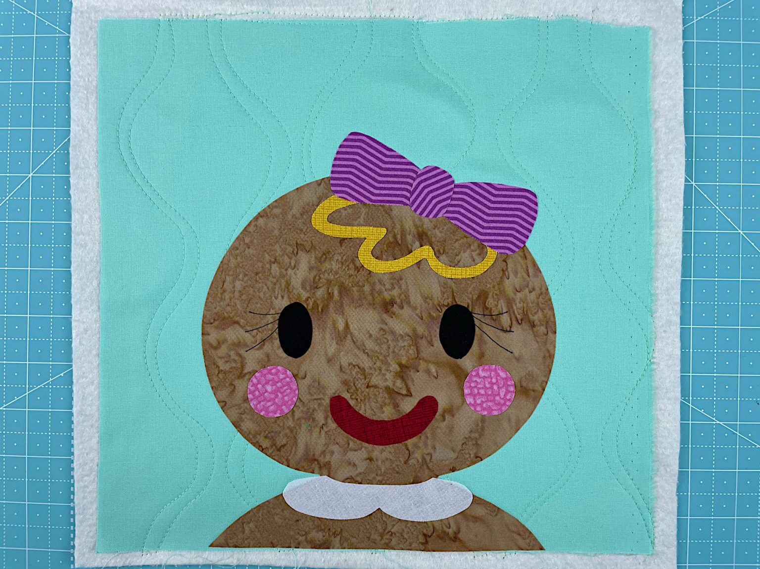 Gingerbread Cookie – Free Applique Pattern - Shiny Happy World