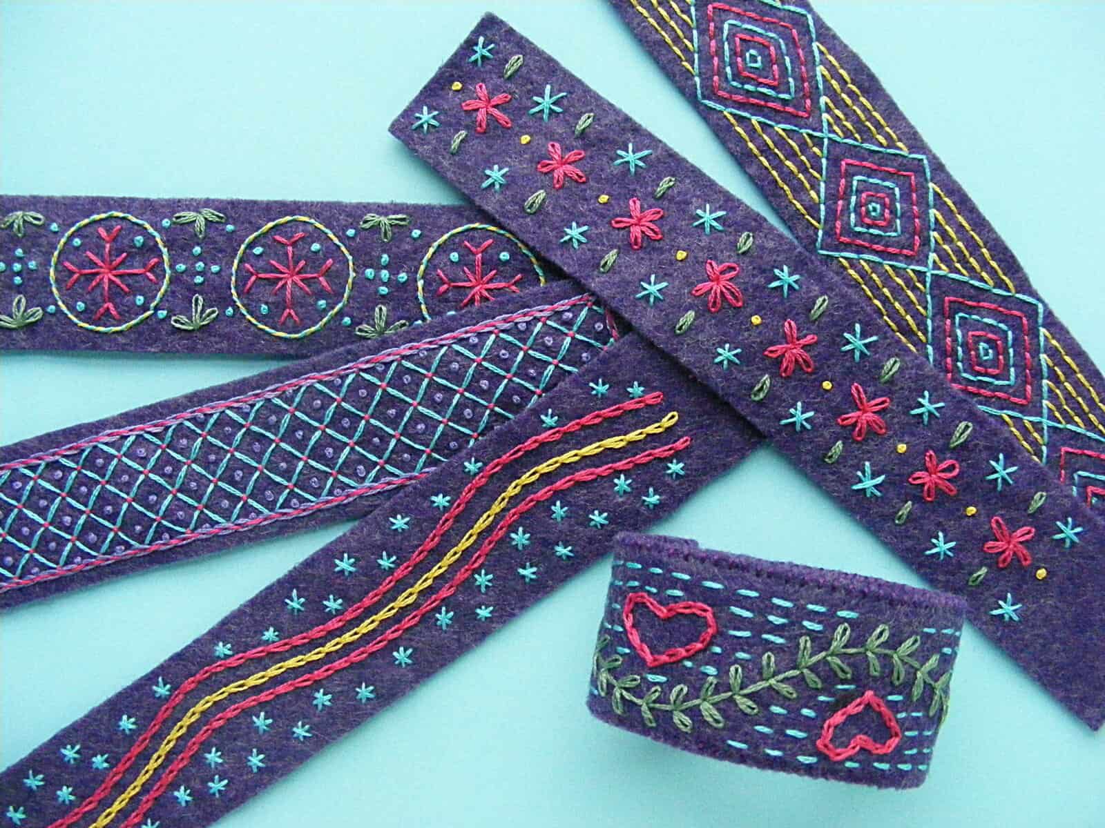 Backstitched Chain Stitch – video tutorial - Shiny Happy World