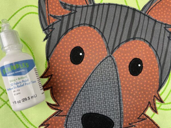 How to Add a Catchlight to Applique Eyes – Three Ways - Shiny Happy World