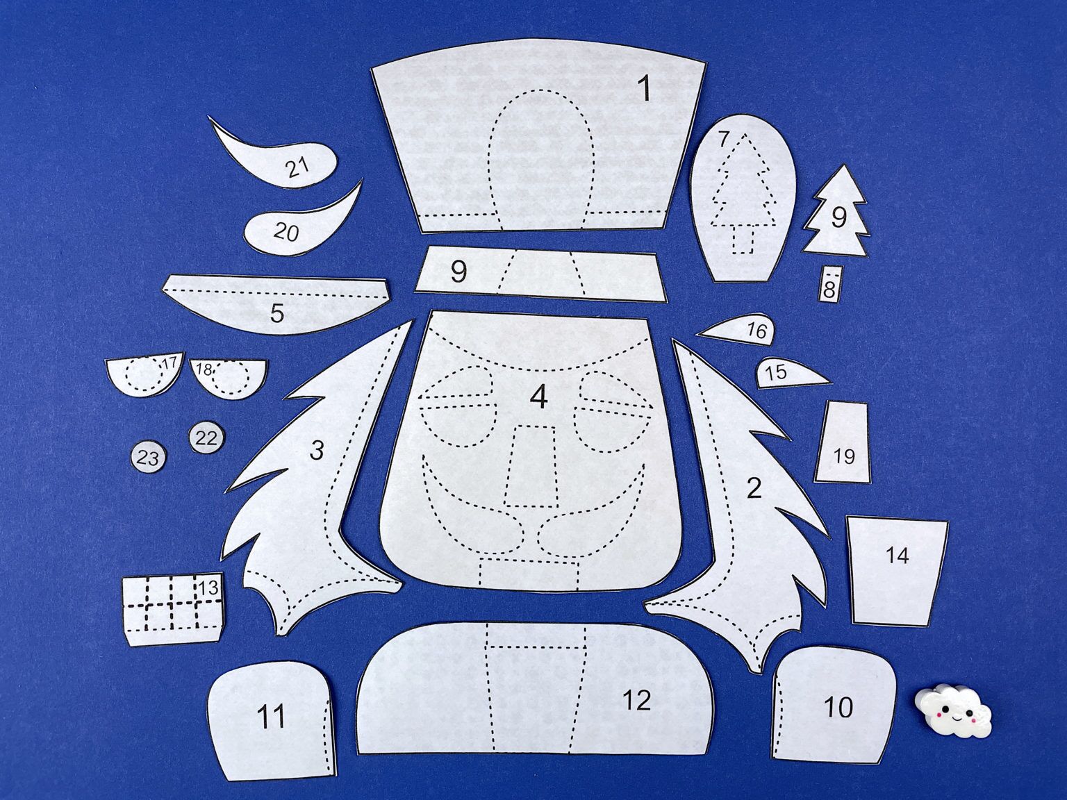 Free Nutcracker Applique Pattern - Shiny Happy World