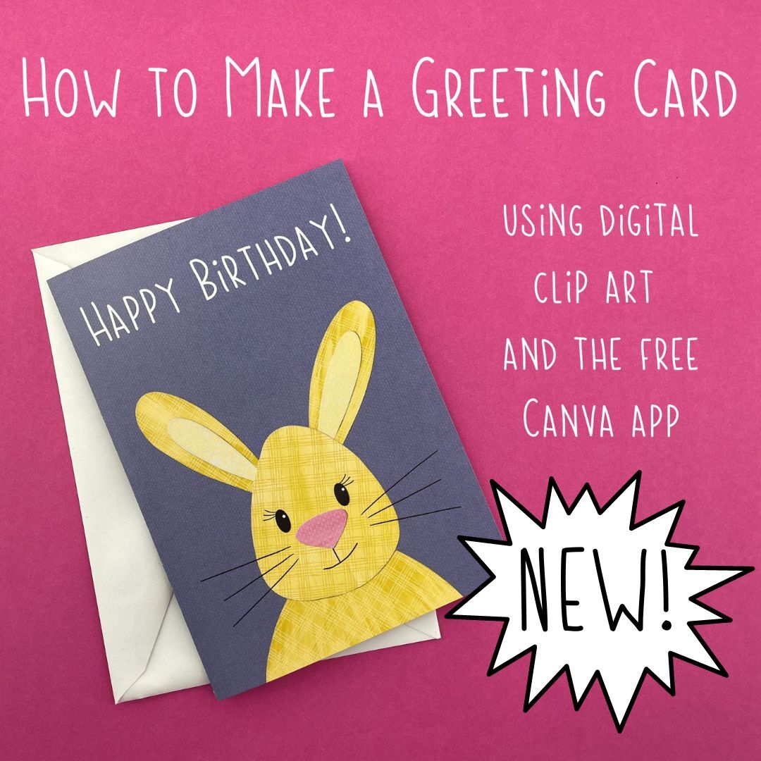 How to Make a Greeting Card in Canva - Shiny Happy World