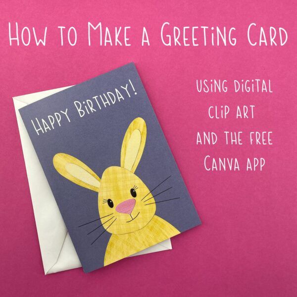 How to Make a Greeting Card in Canva - Shiny Happy World