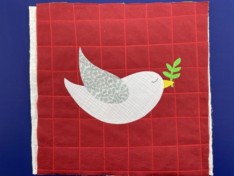 Free Dove Applique Pattern - Shiny Happy World