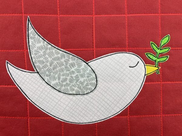 Free Dove Applique Pattern - Shiny Happy World