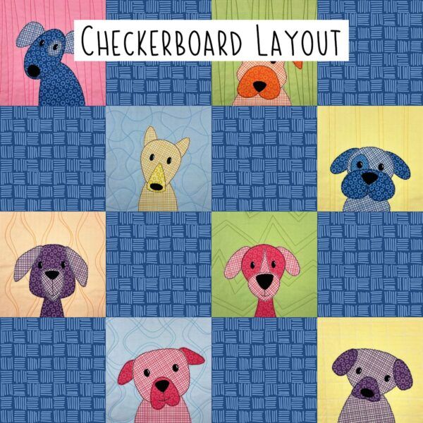 Checkerboard Grid Layout Guide - Shiny Happy World